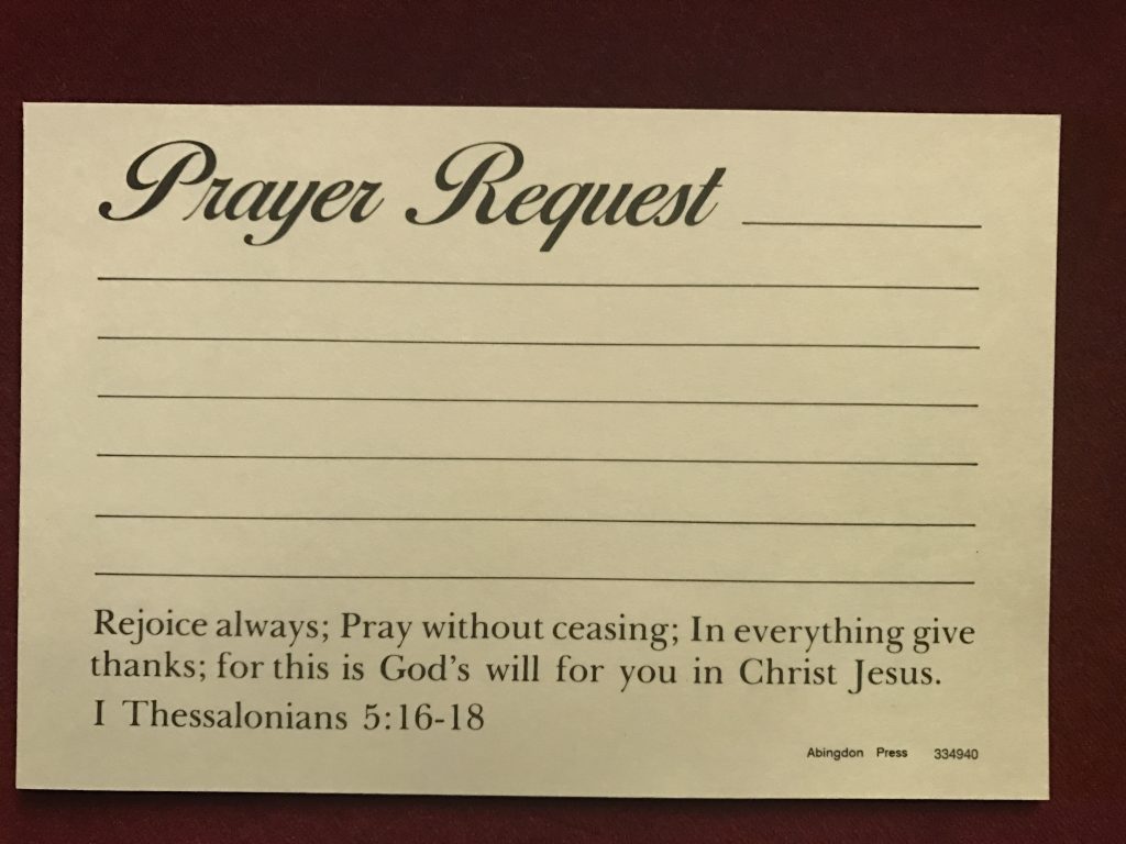 Prayer – Central United Methodist Church